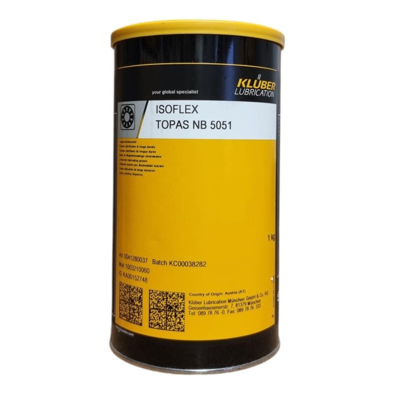 Klüber ISOFLEX TOPAS NB 5051, 1Kg Dose